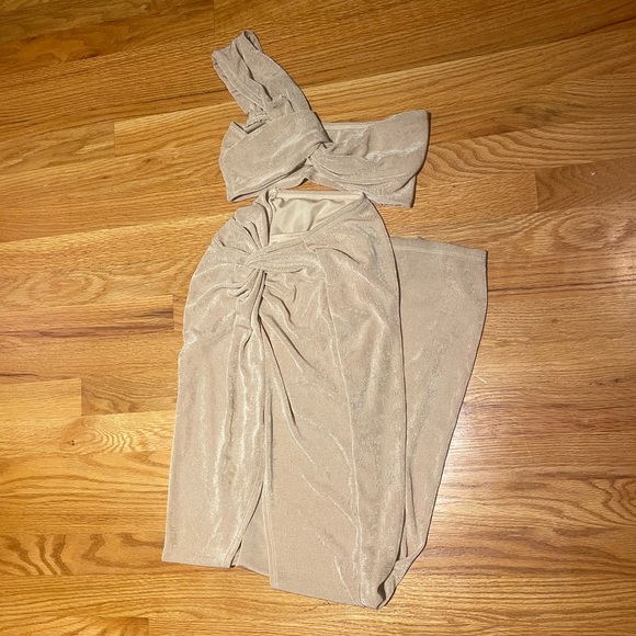 Skirts | Tan 2 Piece Skirt Set | Poshmark